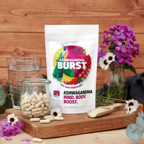 Ashwagandha by Organic Burst® - Capsules & Powder